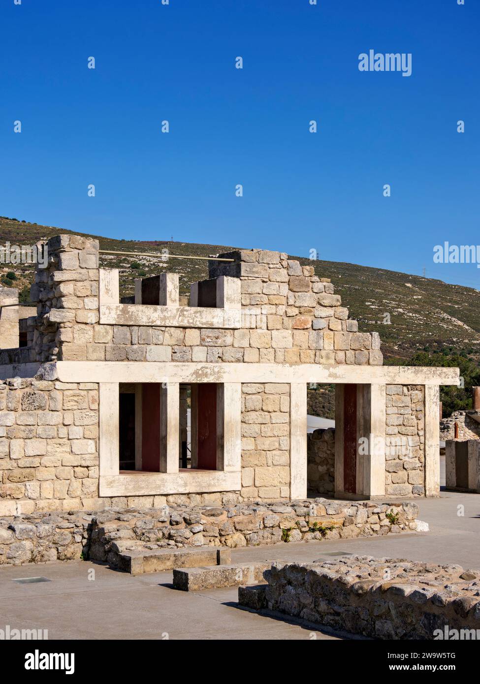Palace of Minos, Knossos, Heraklion Region, Crete, Greece Stock Photo ...