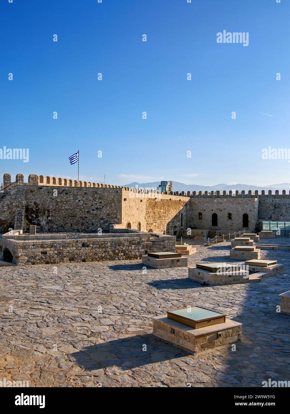 The Koules Fortress, City of Heraklion, Crete, Greece Stock Photo - Alamy