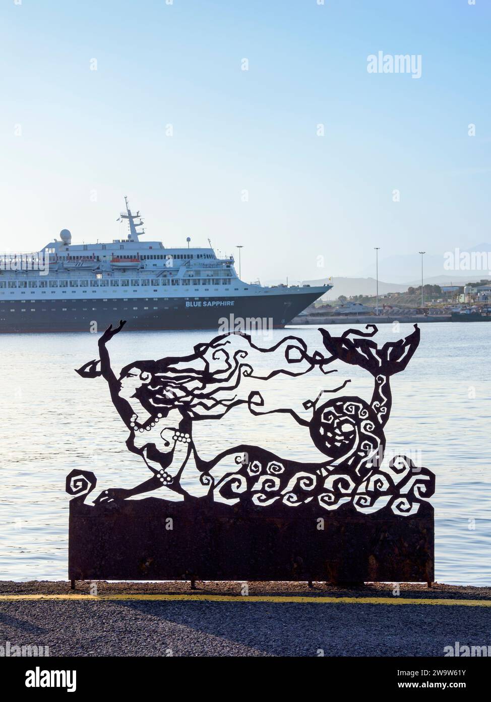 The Mermaid at Heraklion Harbour, City of Heraklion, Crete, Greece ...