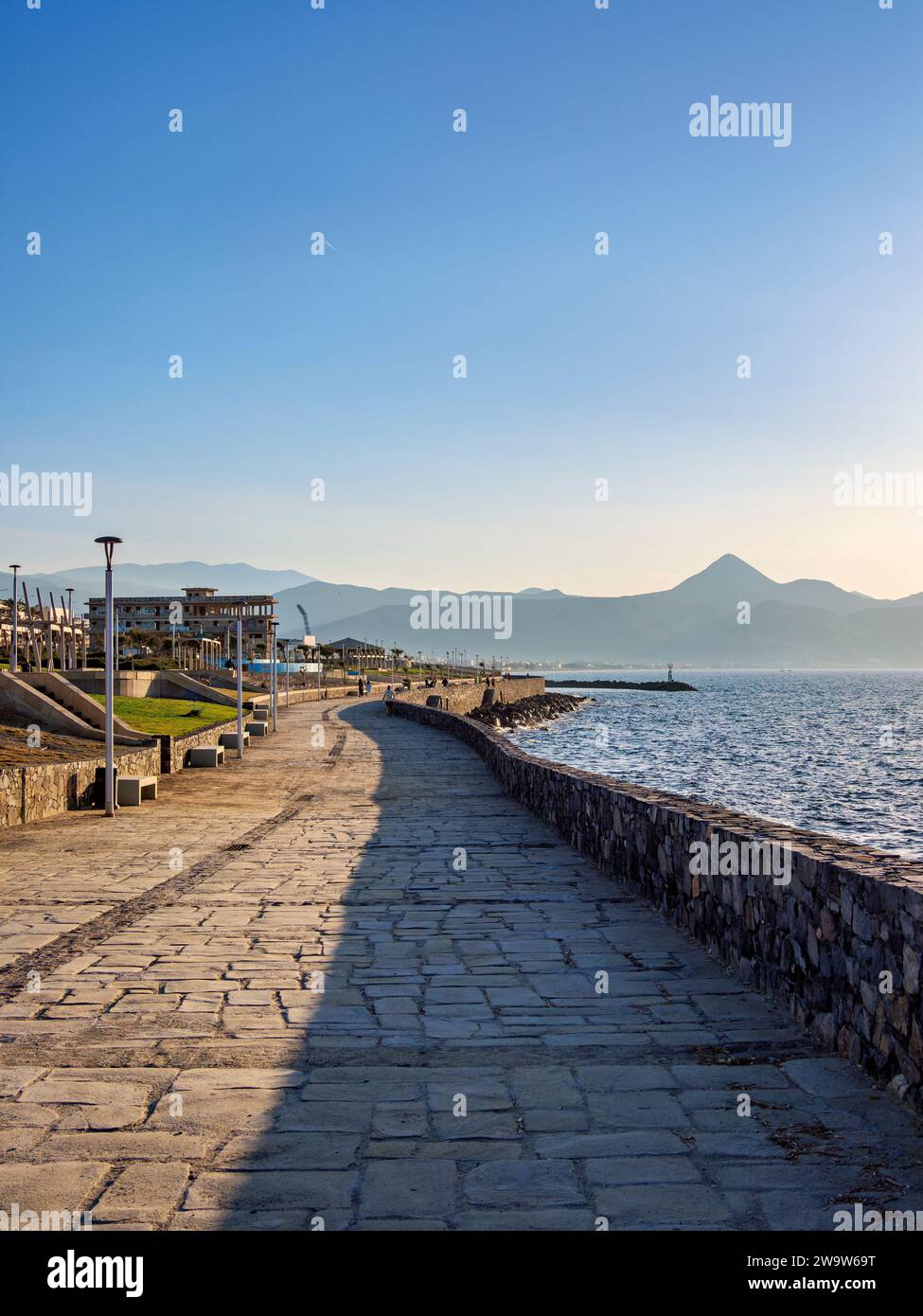 Promenade at the City of Heraklion, Crete, Greece Stock Photo - Alamy