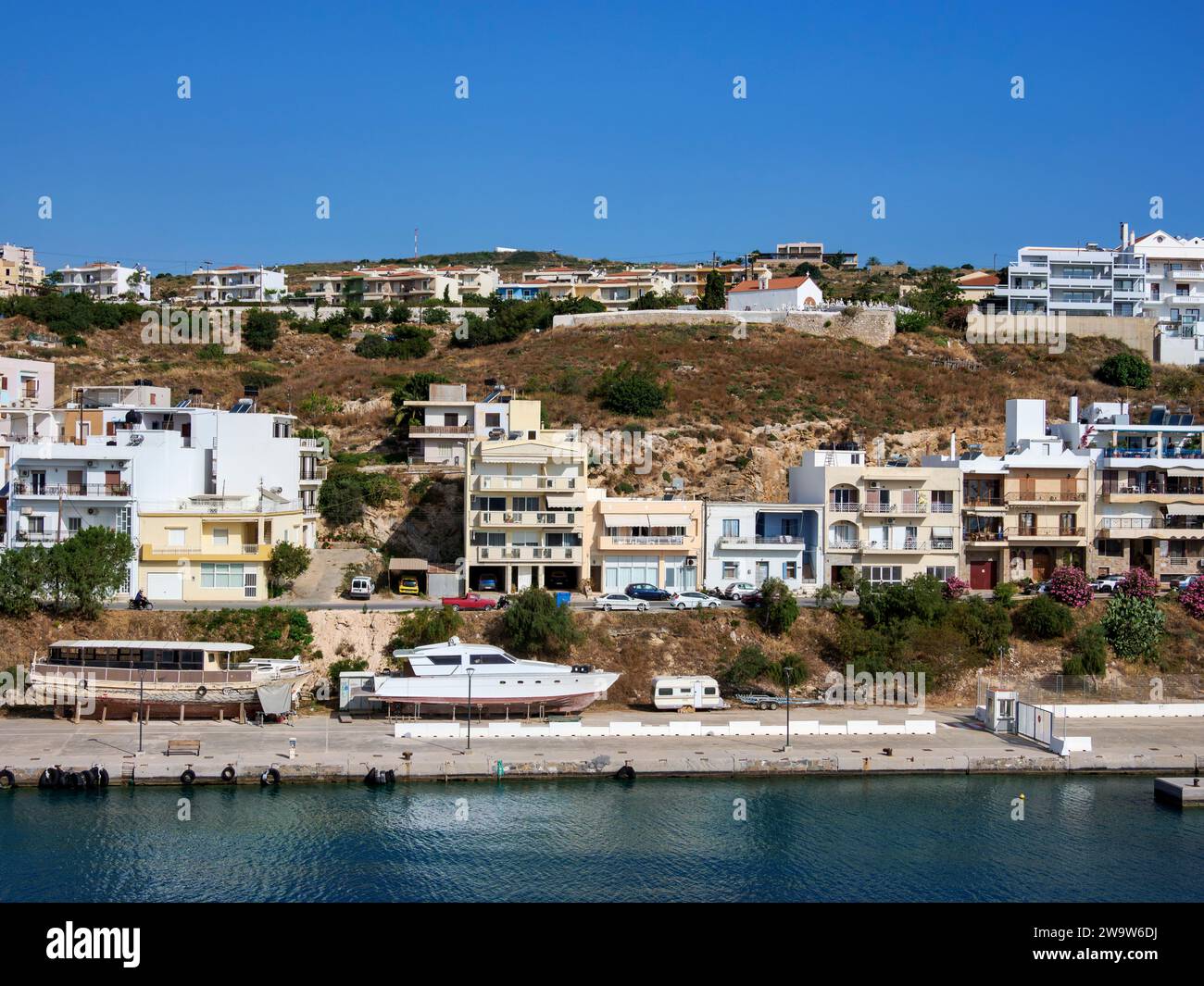 Townscape of Sitia, Lasithi Region, Crete, Greece Stock Photo - Alamy