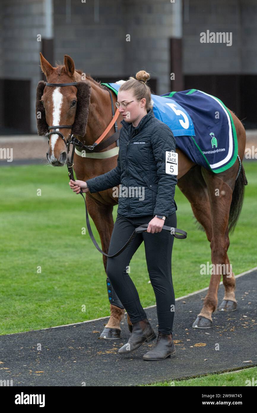 Belle Jour, ridden by Tom Cannon and trained by Chris Gordon, racing at ...