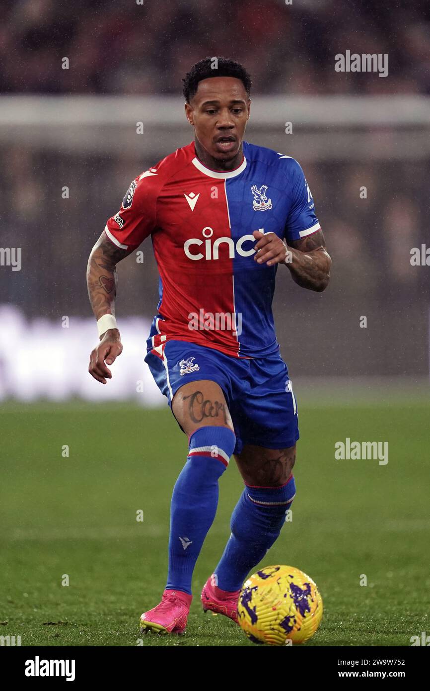 Crystal Palace's Nathaniel Clyne in action during the Premier League ...