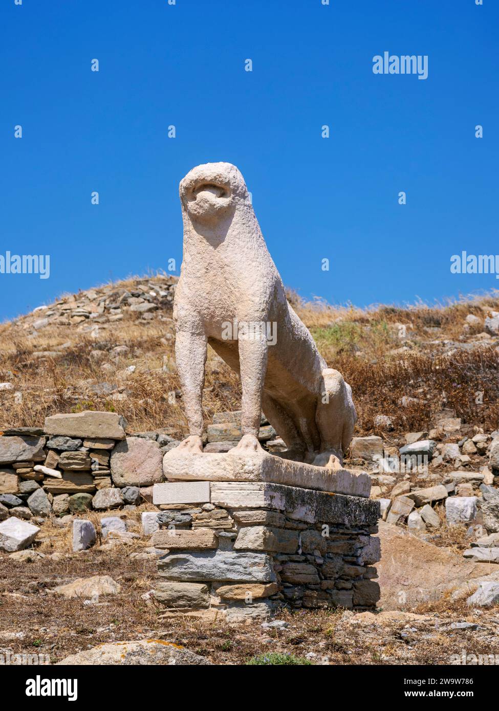 The Terrace of the Lions, Delos Archaeological Site, Delos Island ...