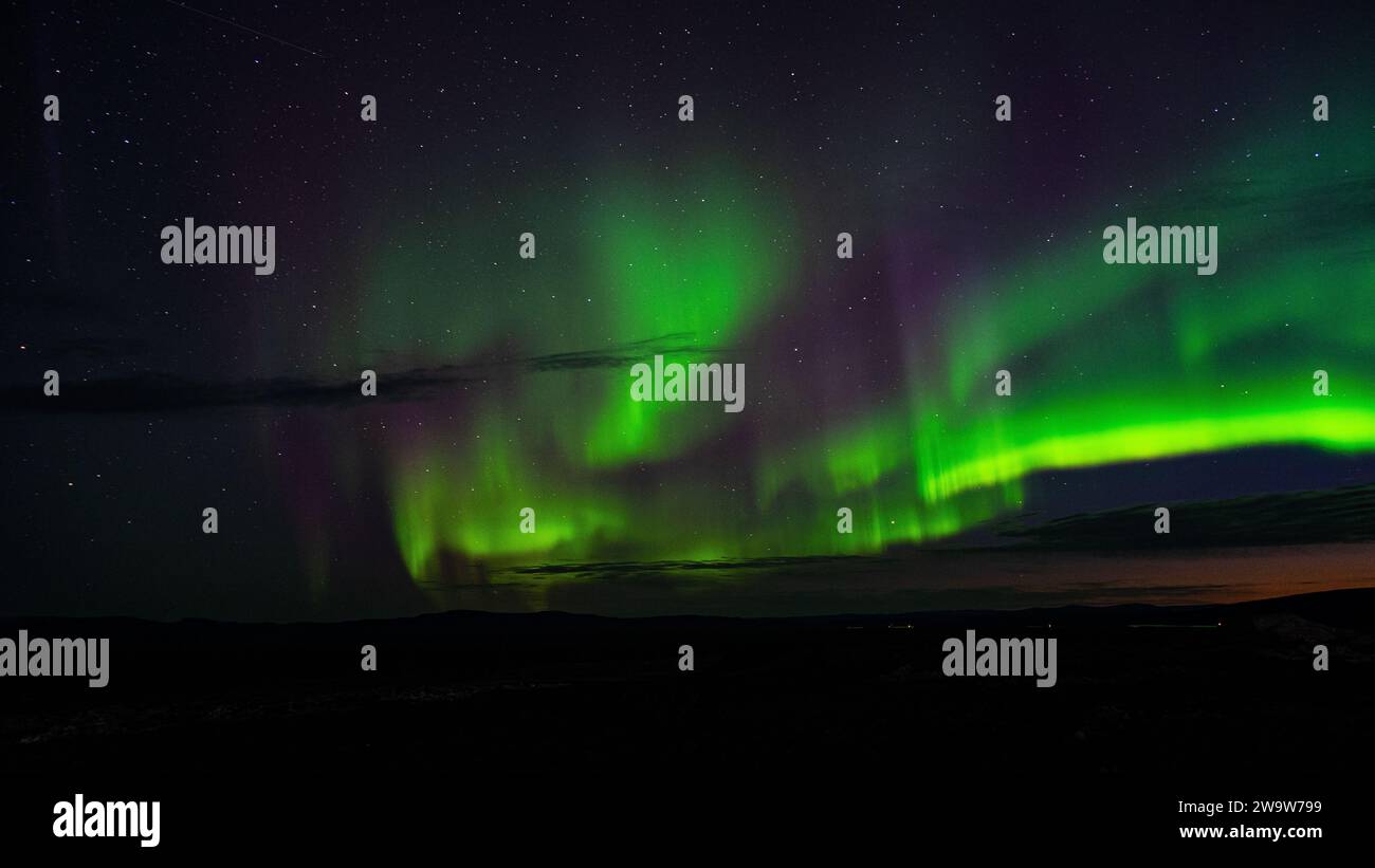 Polar Lights. Northern lights. Aurora Borealis Stock Photo - Alamy
