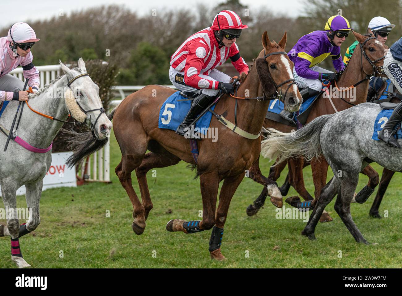 Belle Jour, ridden by Tom Cannon and trained by Chris Gordon, racing at ...
