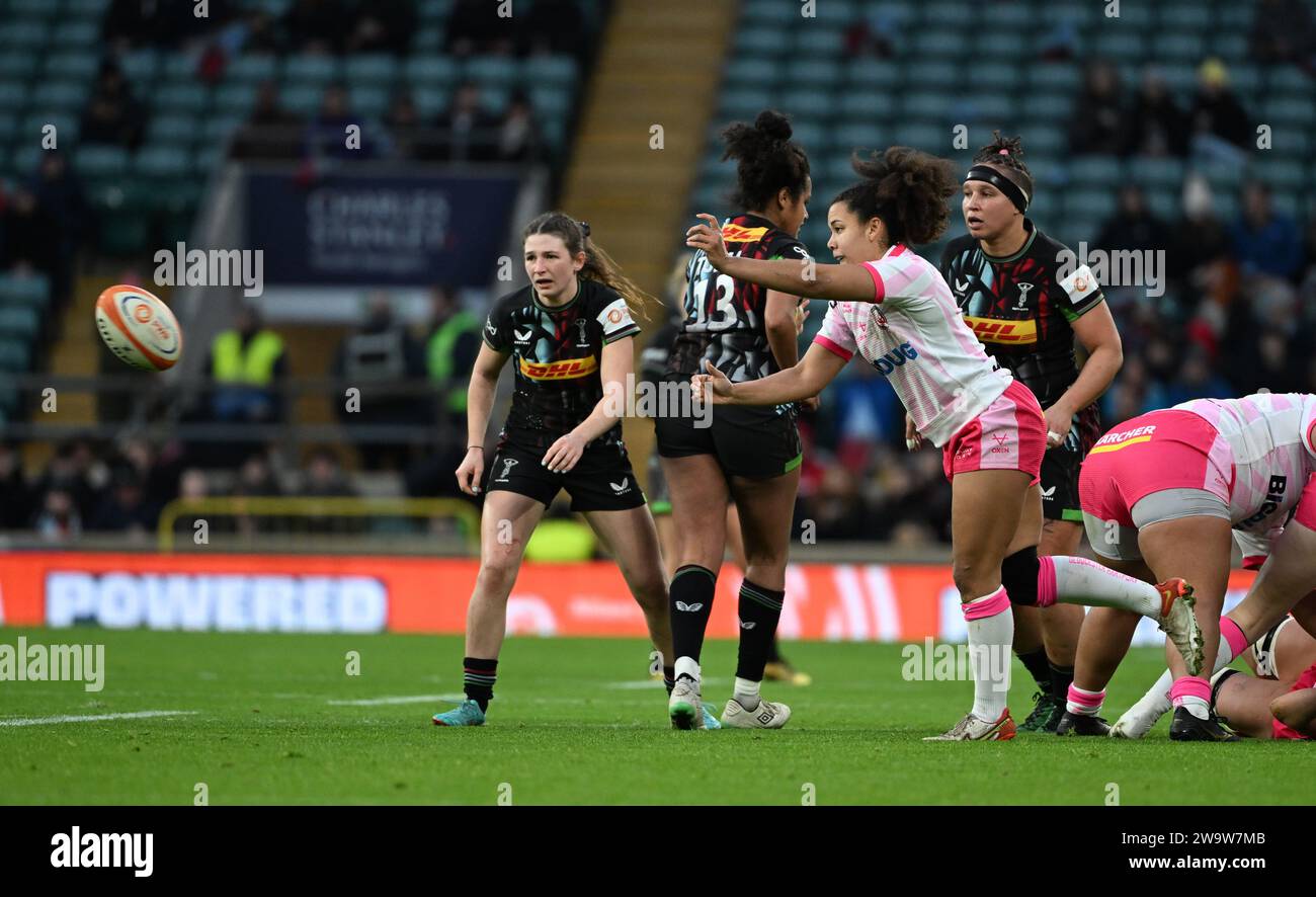 Twickenham Stadium, London, UK. 30th Dec, 2023. Premiership Womens ...