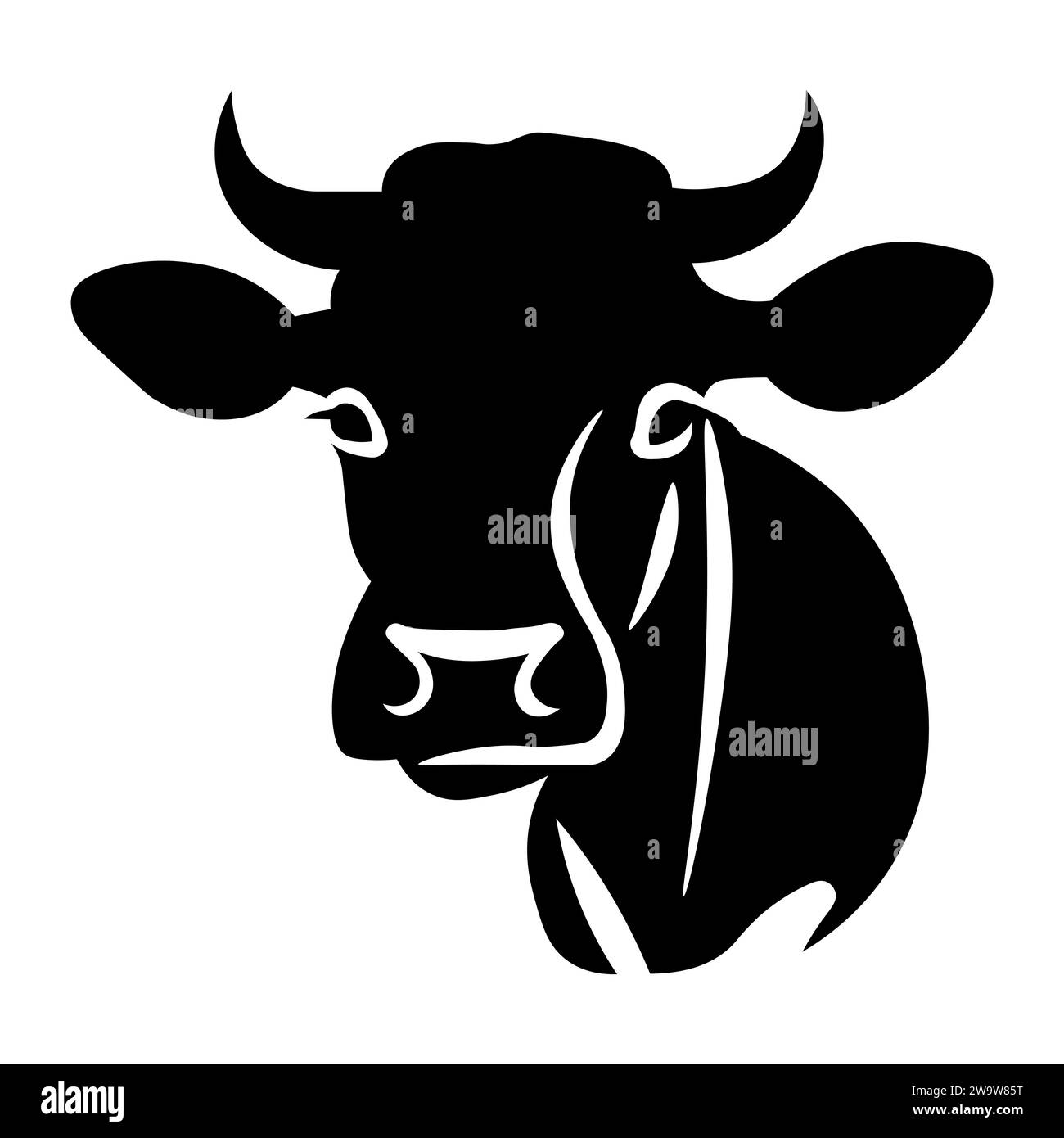 Vector isolated illustration milk Black and White Stock Photos & Images ...