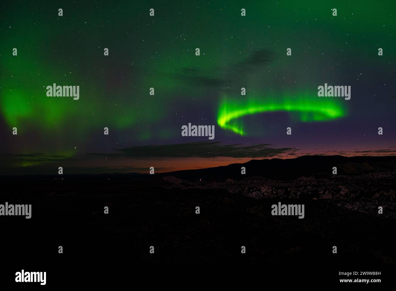 Polar Lights. Northern lights Aurora Borealis Stock Photo - Alamy