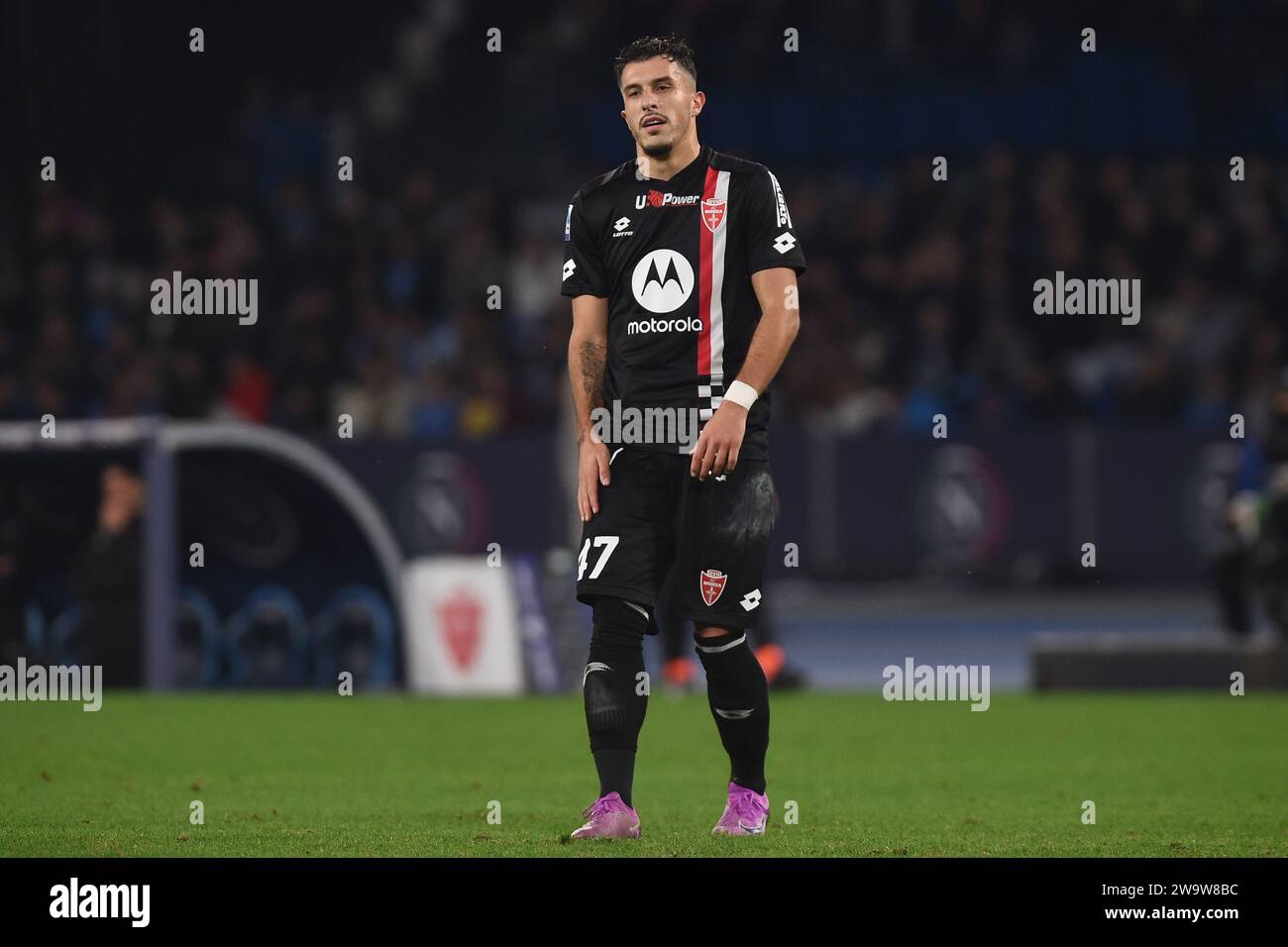 Naples, Italy. 29 Dec, 2023. Dany Mota of AC Monza during the Serie A ...