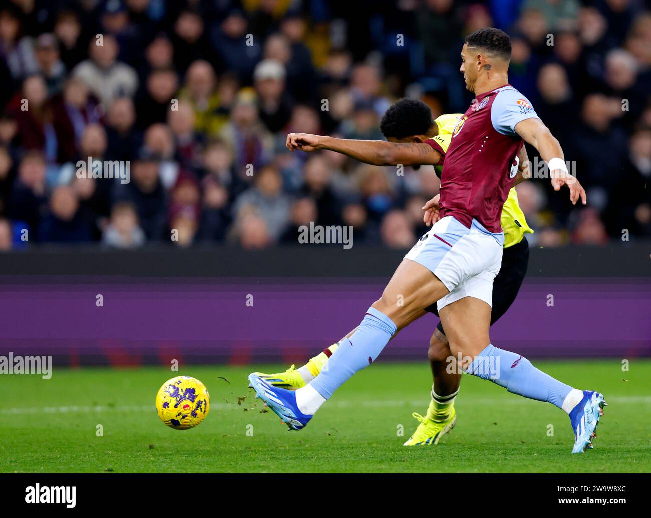 Burnley's Lyle Foster scores their side's second goal of the game ...