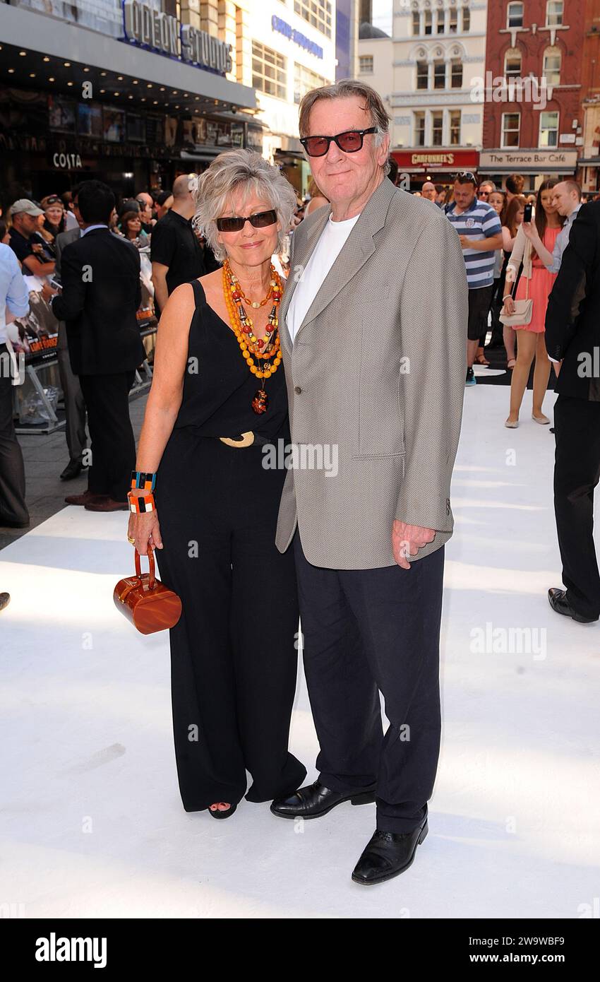 File photo dated 21/07/13 Tom Wilkinson and Diana Hardcastle arriving ...