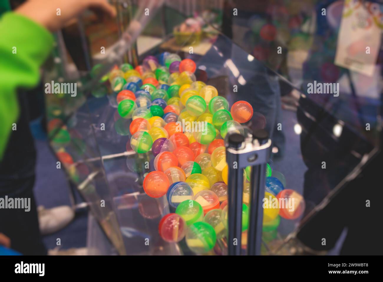 Process of prize drawings, extracting a winning numbers of lottery ...