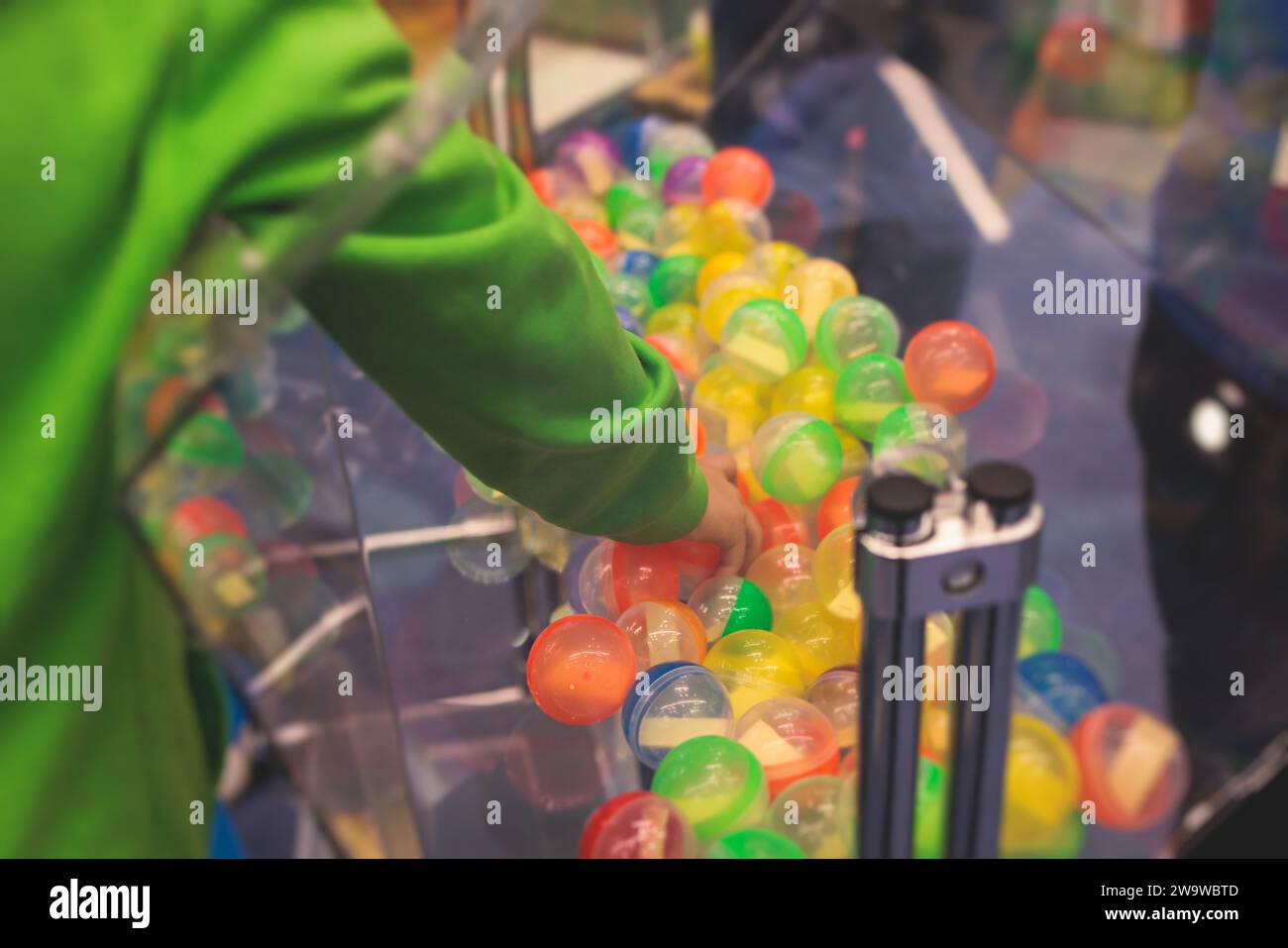 Process of prize drawings, extracting a winning numbers of lottery ...