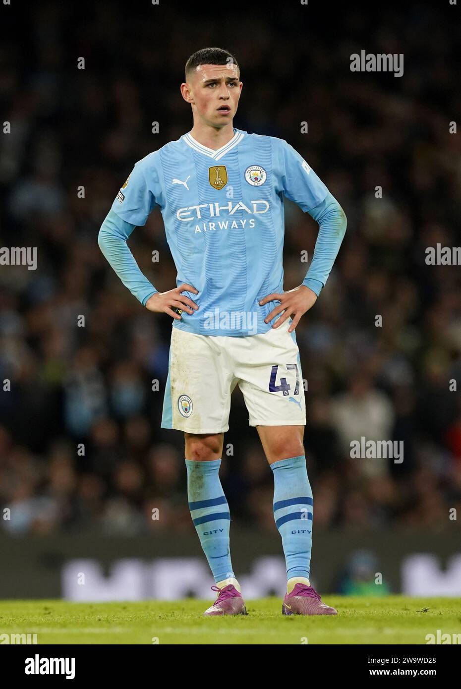 Manchester City's Phil Foden during the Premier League match at the ...