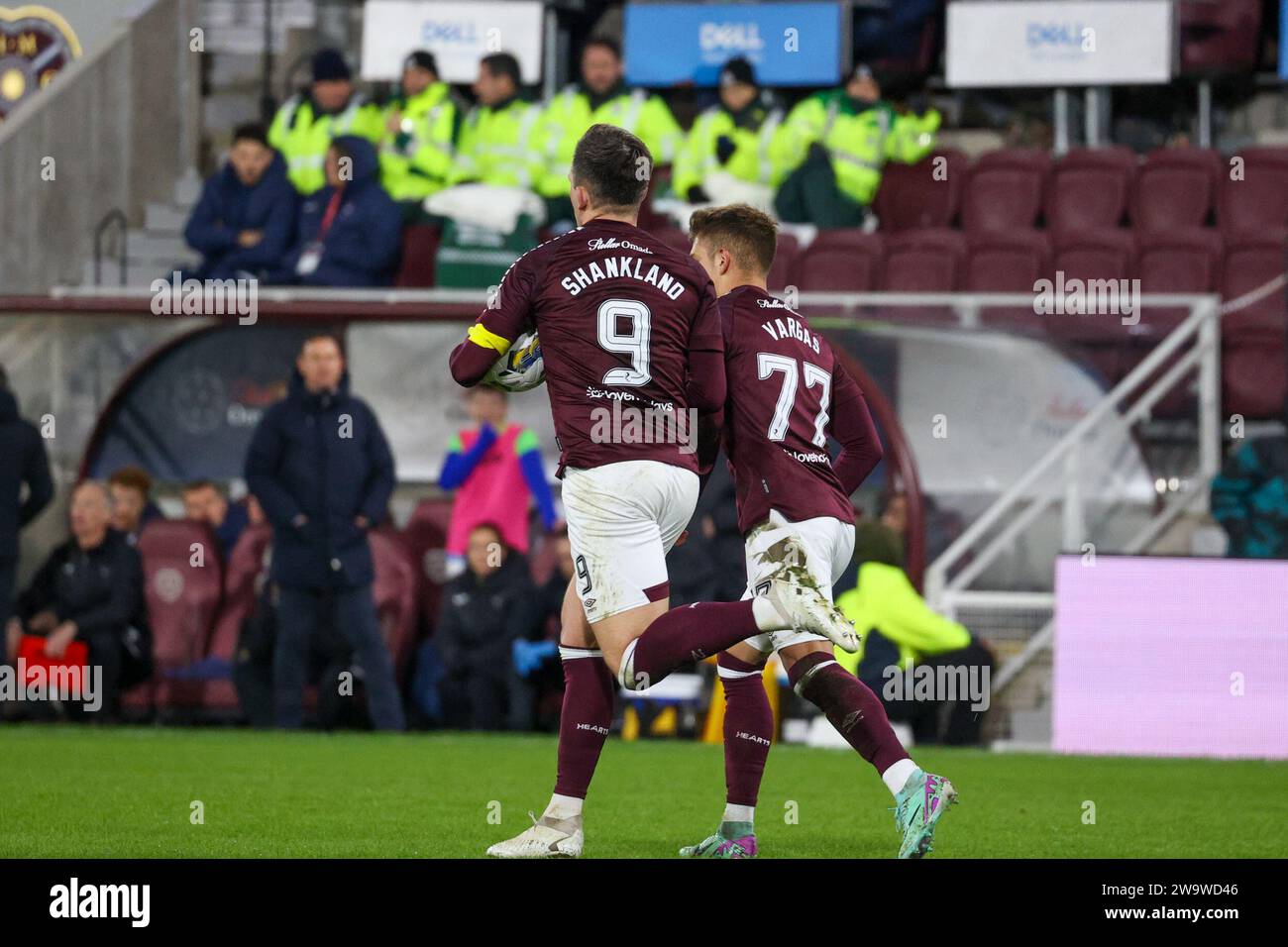 Tynecastle Park Edinburgh, UK. 30th Dec, 2023. During the Cinch ...