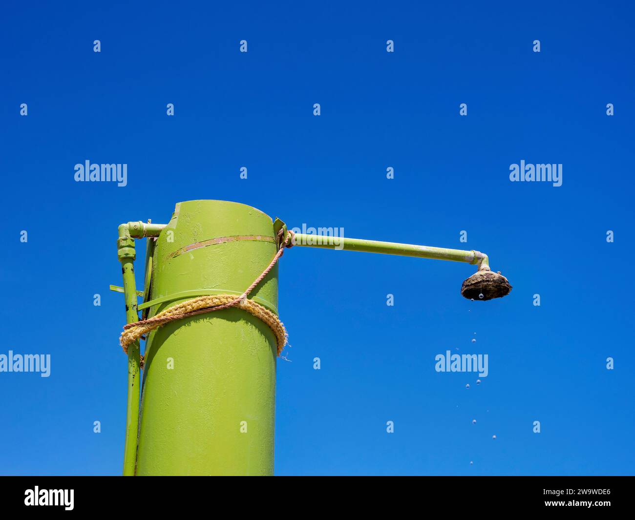 Shower at the Paradise Beach, Kos Island, Dodecanese, Greece Stock ...