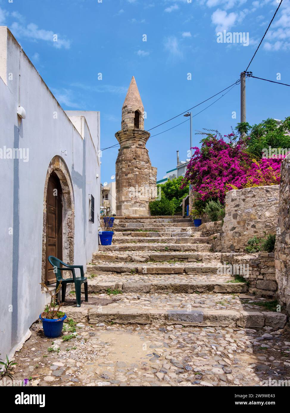 Street of the Old Town, Kos Town, Kos Island, Dodecanese, Greece Stock ...