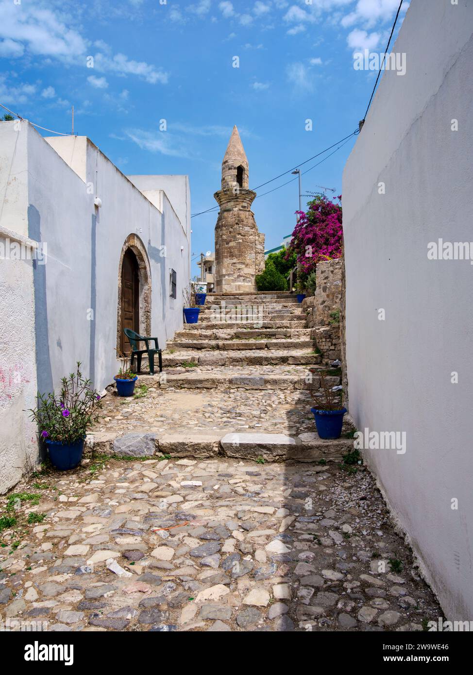 Street of the Old Town, Kos Town, Kos Island, Dodecanese, Greece Stock ...