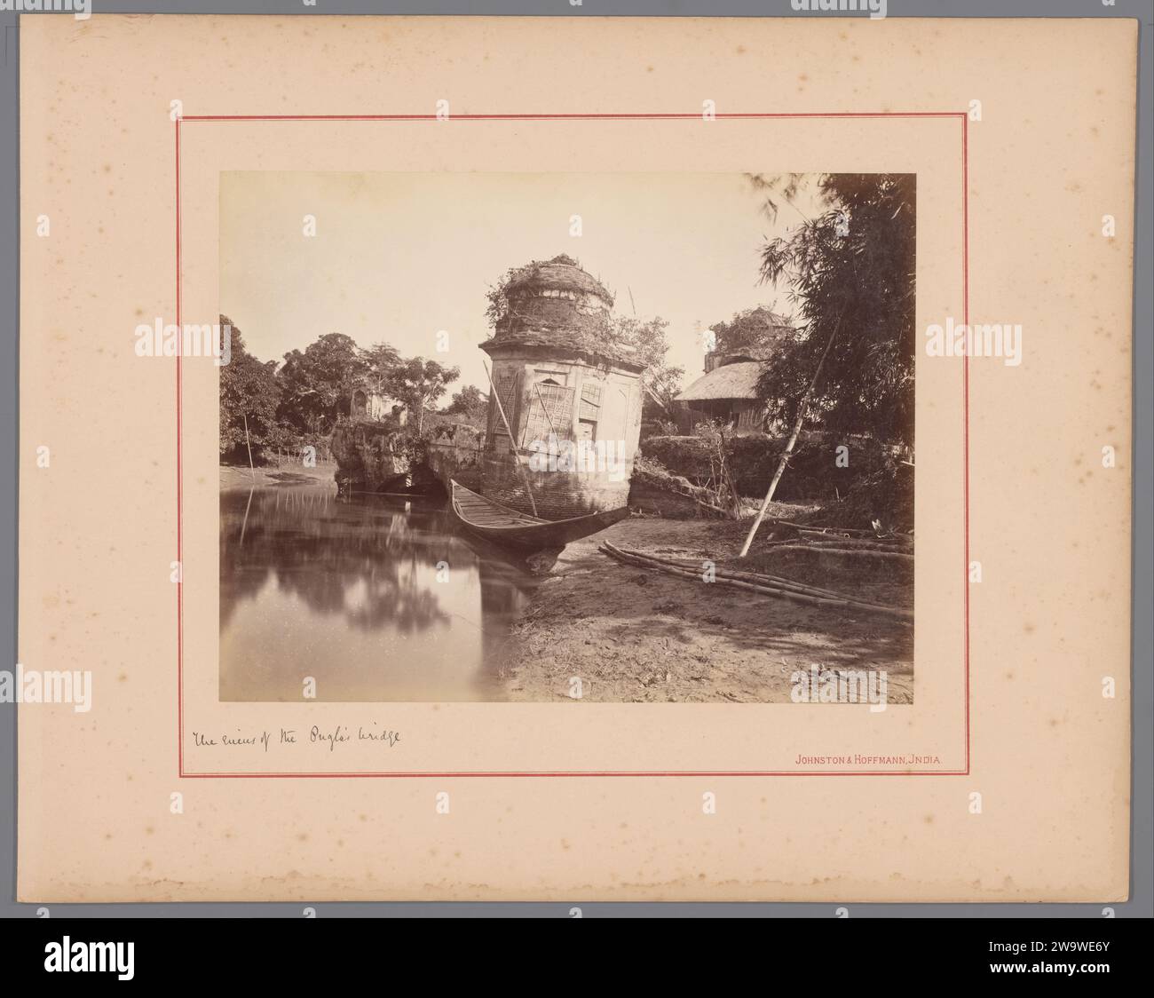 Ruins of the Pagla Bridge near Dhaka, Bangladesh, c. 1875 - c. 1900 ...