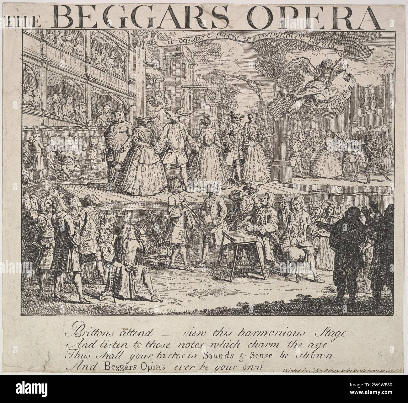 The Beggars Opera 1917 by John Bowles Stock Photo - Alamy