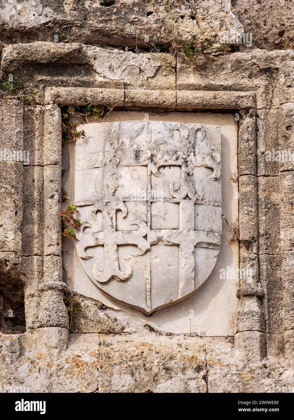 Nerantzia Castle, detailed view, Kos Town, Kos Island, Dodecanese ...