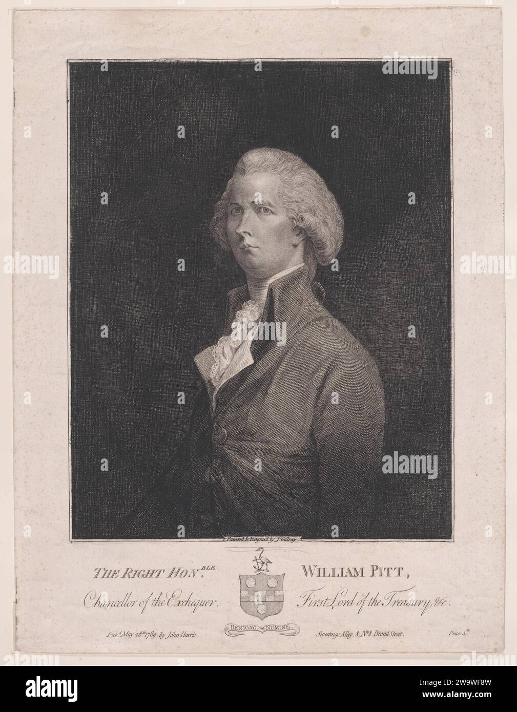 The Right Honorable William Pitt 1917 by James Gillray Stock Photo - Alamy