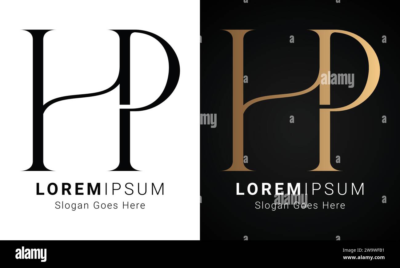 H p letter Stock Vector Images - Alamy