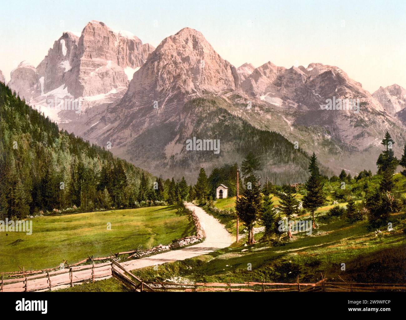 Cima Tosa, Monet Crozon und Fracinglo, Tirol, ehemals Österreich-Ungarn ...