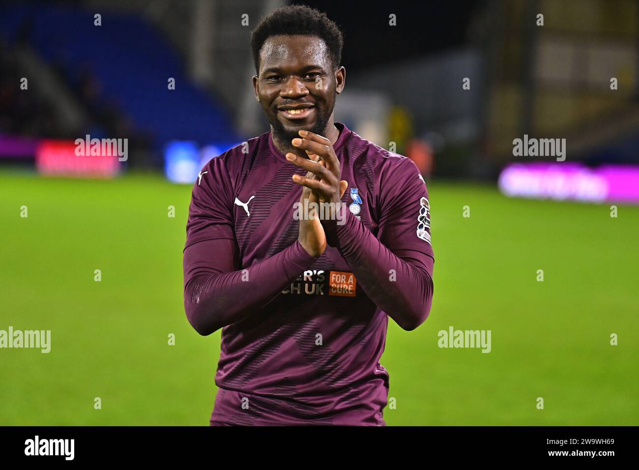 Oldham Athletic's Mike Fondop during the Vanarama National League match ...