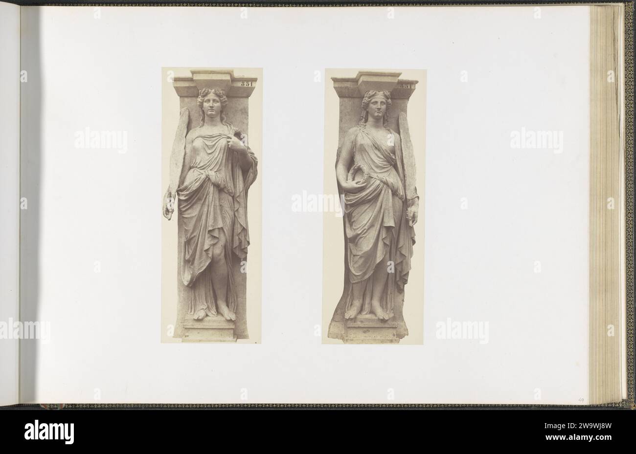 GIPS models for Cararians on the Palais du Louvre by Louis Brian, c ...