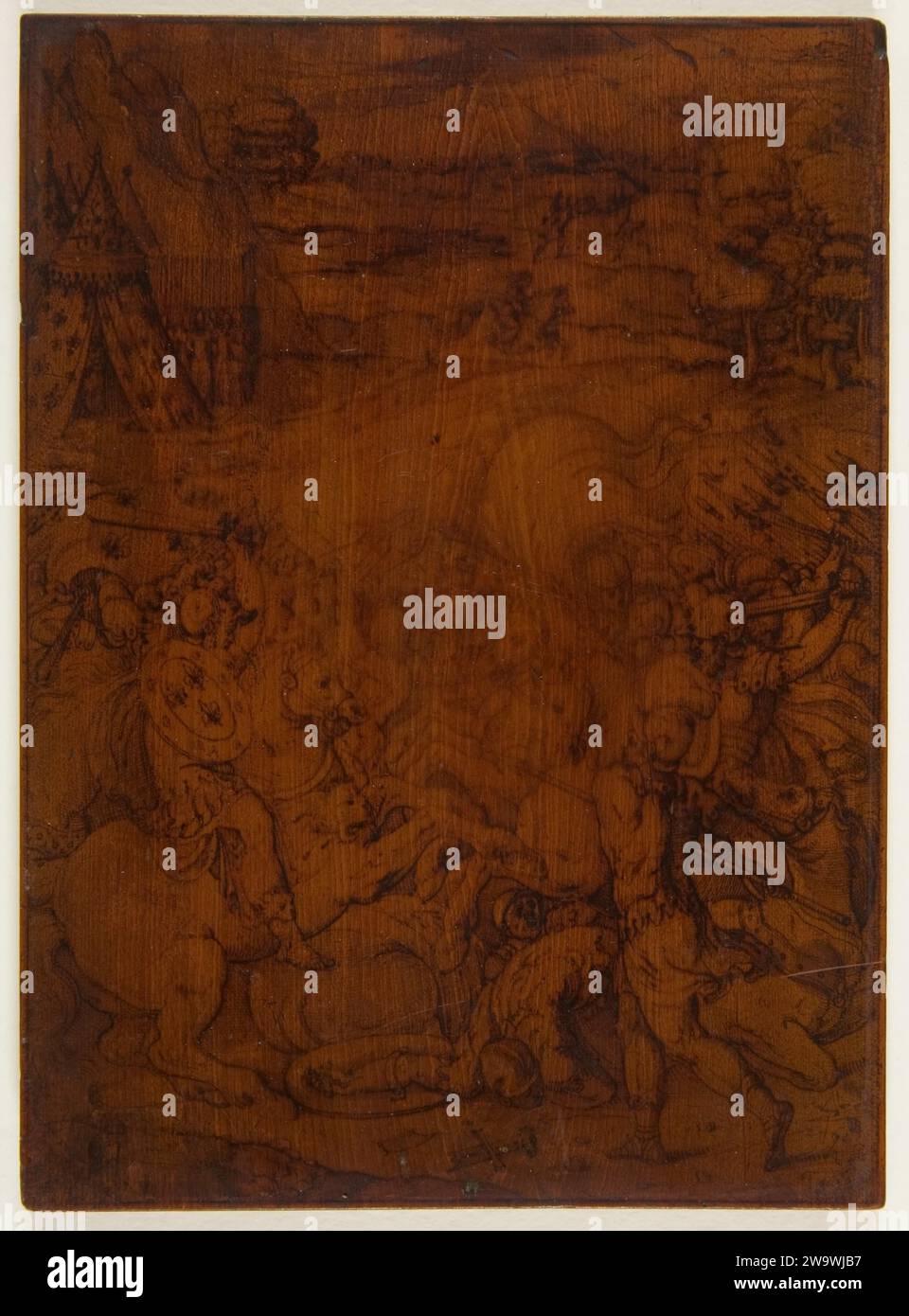 Battle Scene with the Emblems of the Farnese Family. 2005 by Anonymous ...