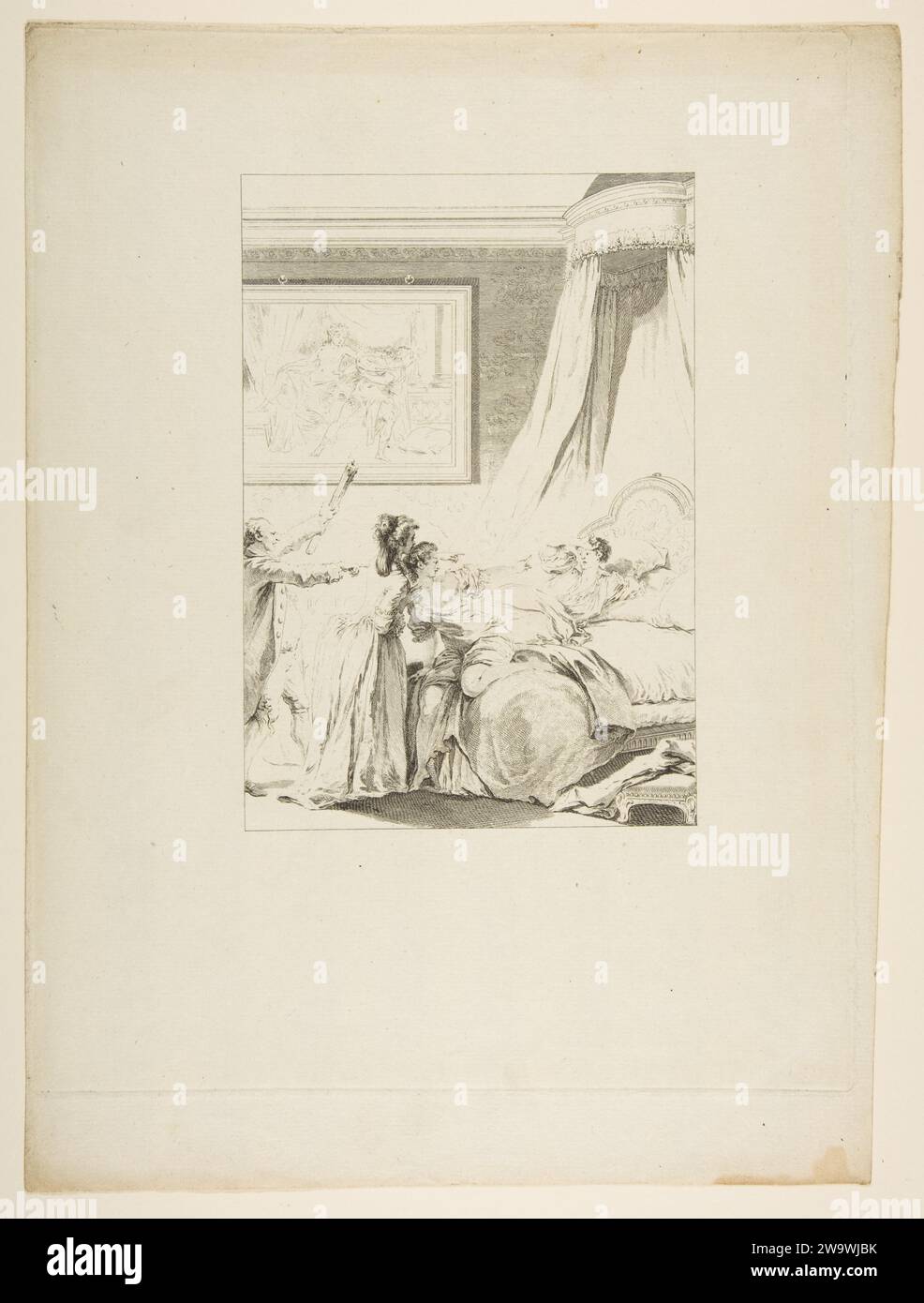 Le Gascon puni, from "Contes et nouvelles en vers par Jean de La ...