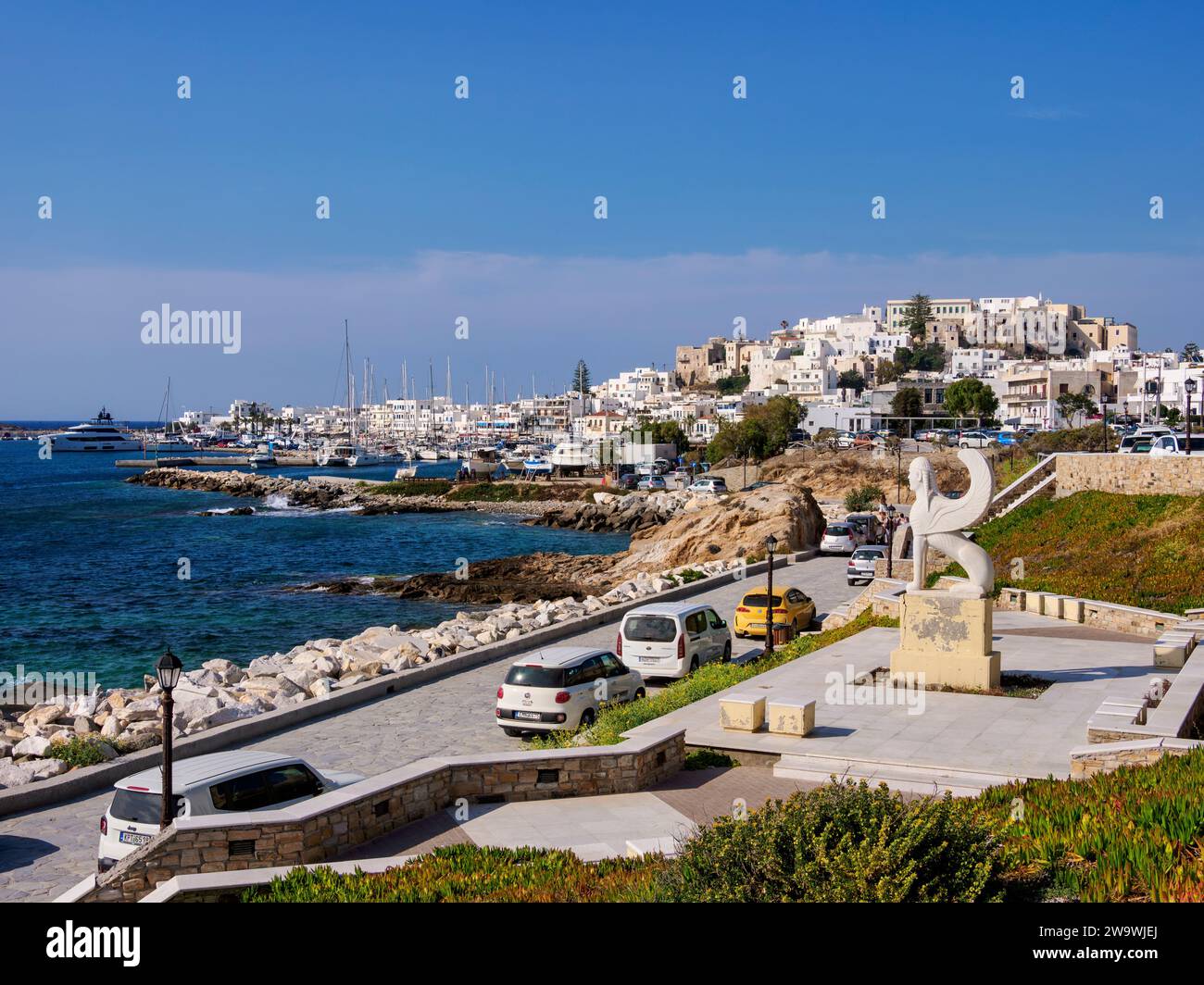 Sphinx of the Naxians at Chora, Naxos City, Naxos Island, Cyclades ...