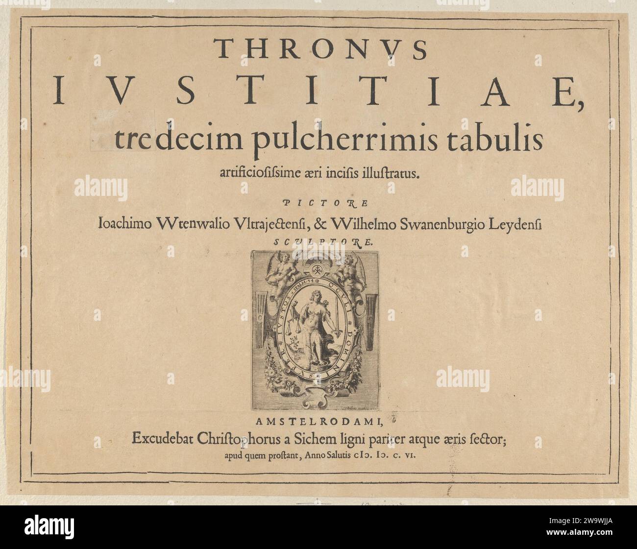 Typographic Title Page with a Vignette Depicting the Allegorical Figure ...