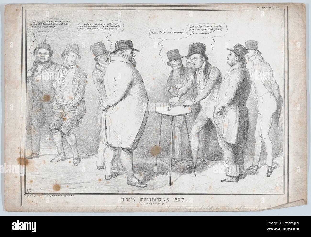 The Thimble Rig: "A Scene from the Derby" 2014 by John Charles Spencer ...