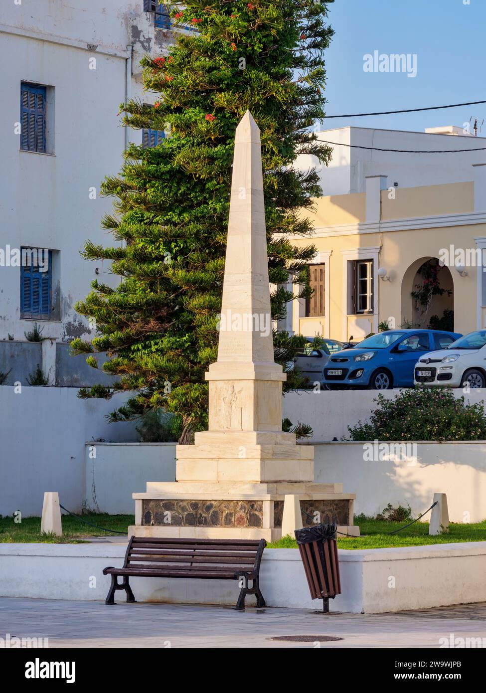 Heroes Monument at Chora, Naxos City, Naxos Island, Cyclades, Greece ...