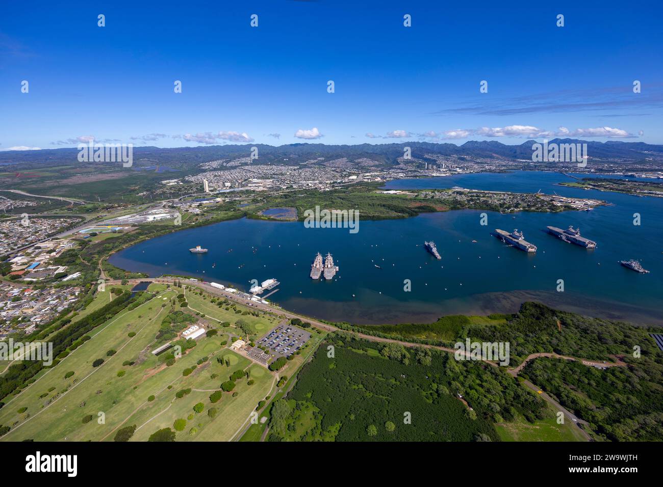 Pearl Harbor, Honolulu, Oahu, Hawaii Stock Photo - Alamy