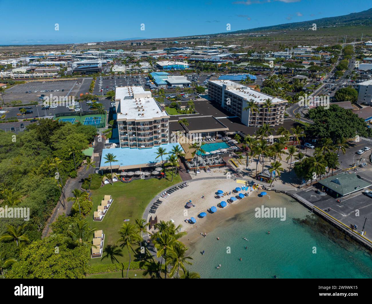Hawaii big island kona aerial hi-res stock photography and images - Alamy