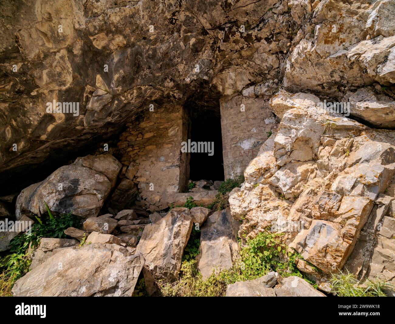 Cave of Zas, Mount Zas or Zeus, Naxos Island, Cyclades, Greece Stock ...