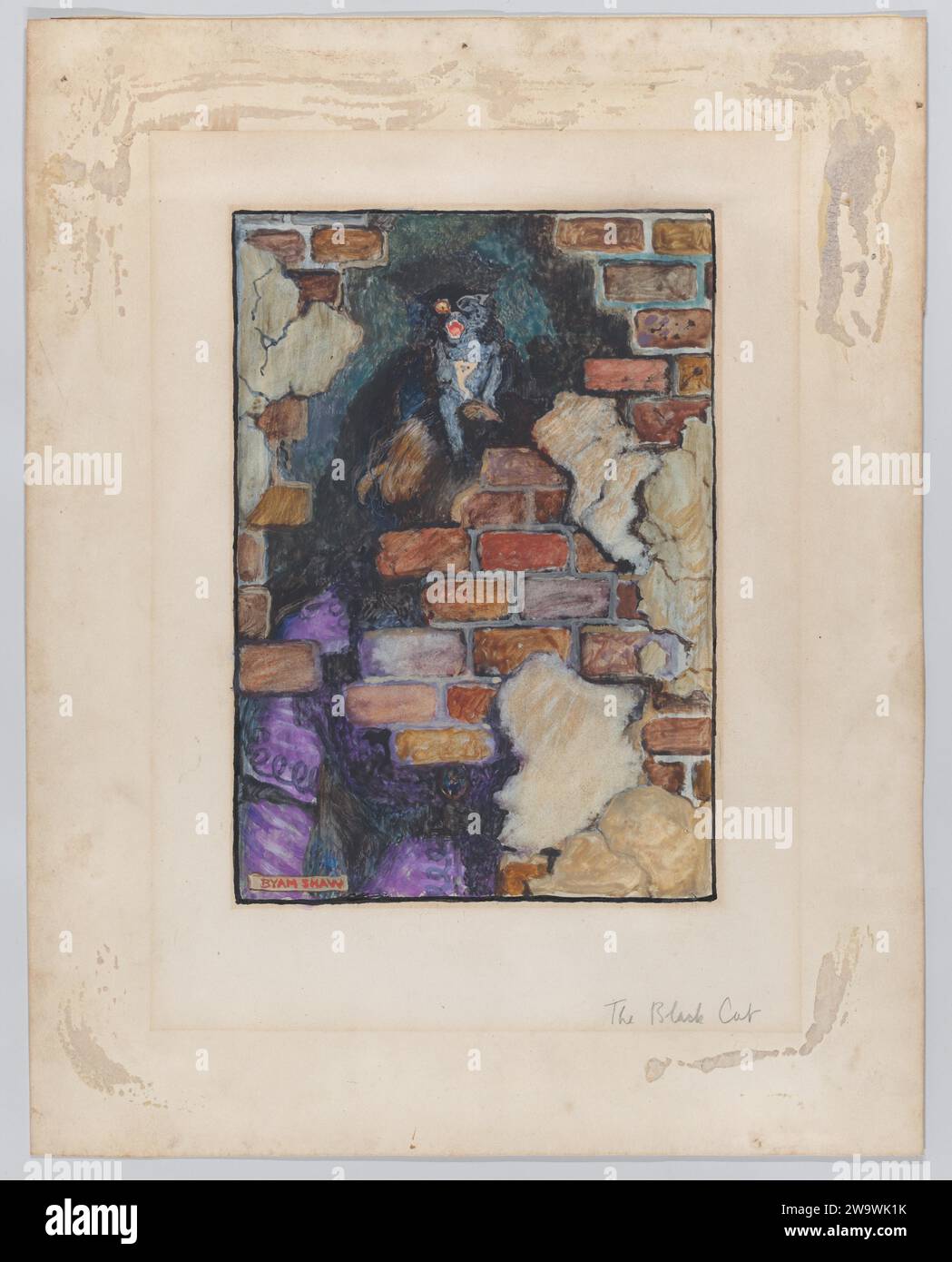 The Black Cat, for Edgar Allan Poe's Selected Tales of Mystery, 1909 ...