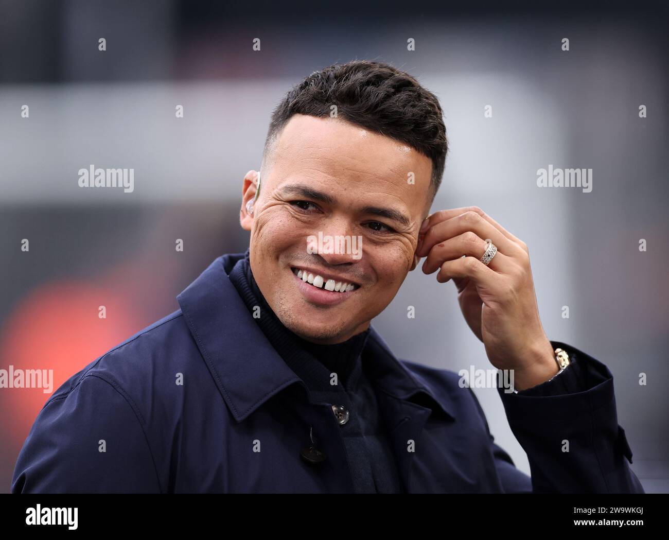London, UK. 28th Dec, 2023. TNT presenter Jermaine Jenas during the ...