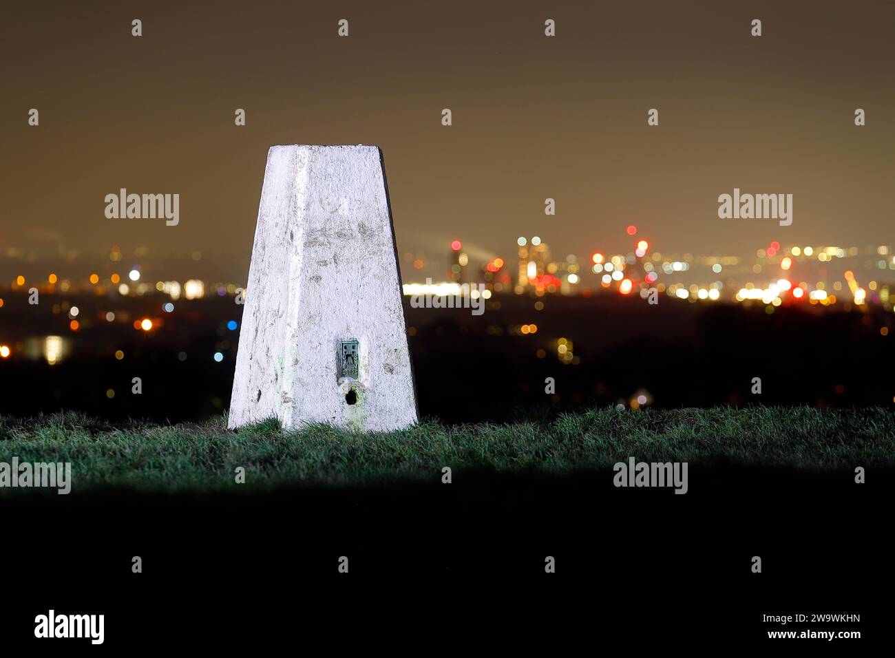 Trig point at night hi-res stock photography and images - Alamy