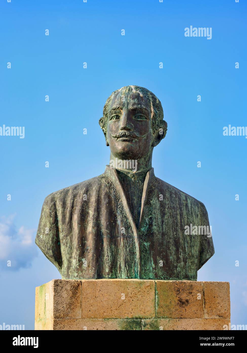 Monument of Emmanuel Xanthos, Patmos Chora, Patmos Island, Dodecanese ...