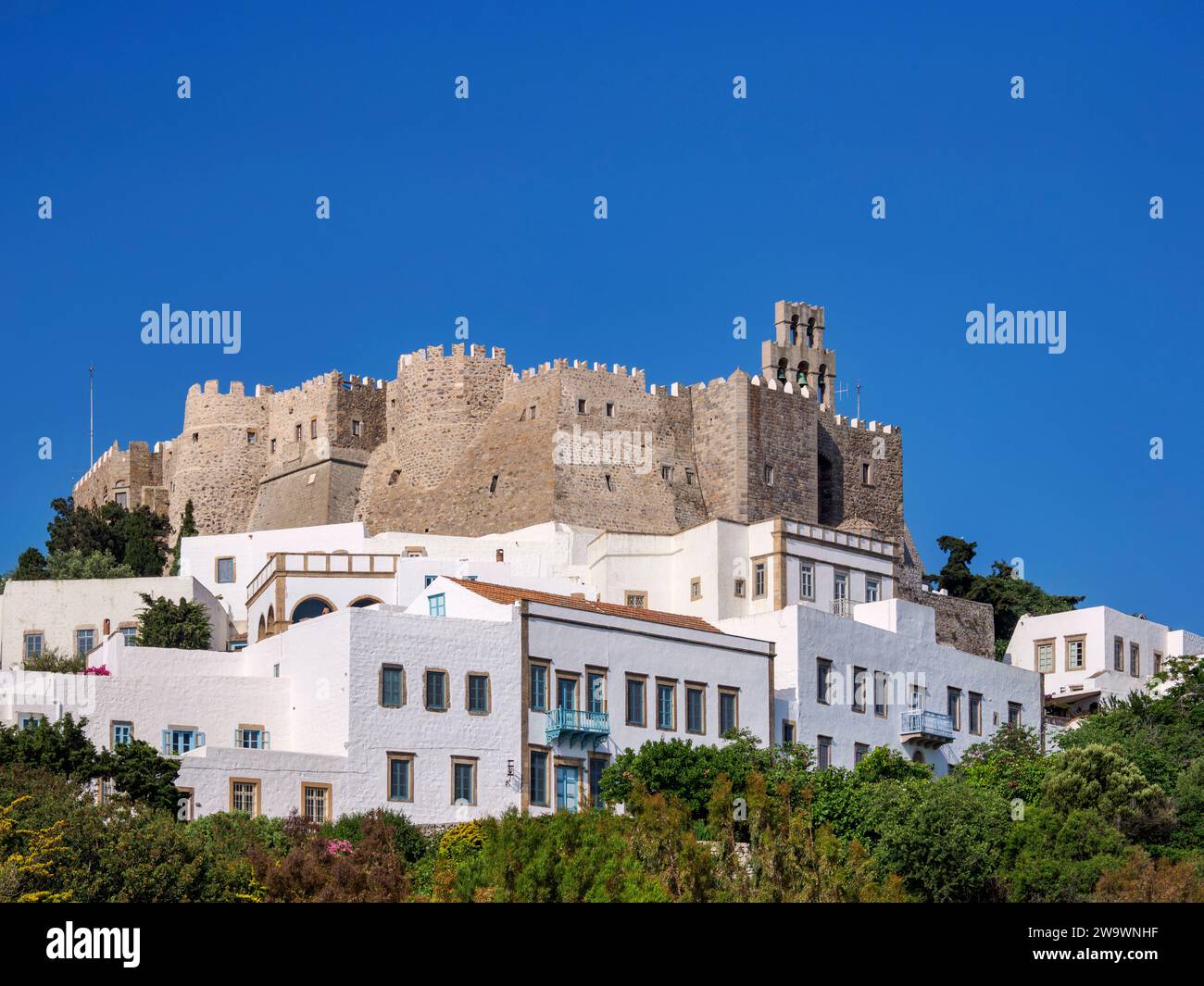 Monastery of Saint-John the Theologian, Patmos Chora, Patmos Island ...