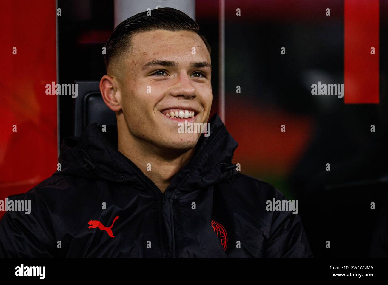 Milan, Italy. 30th Dec, 2023. Jan-Carlo Simic (Milan) during AC Milan ...