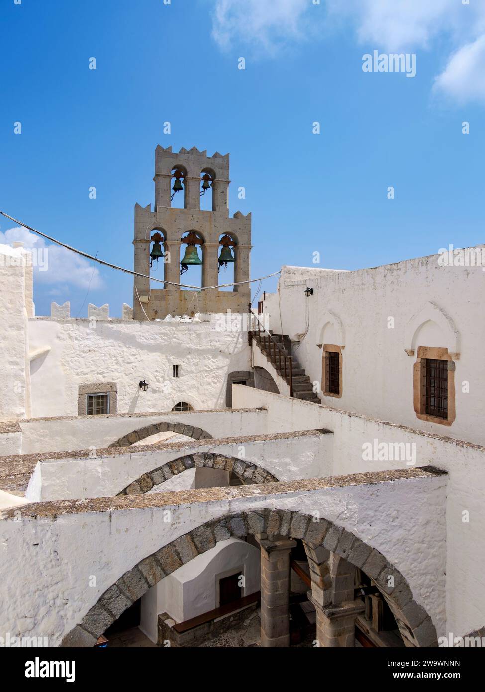 Monastery of Saint-John the Theologian, Patmos Chora, Patmos Island ...
