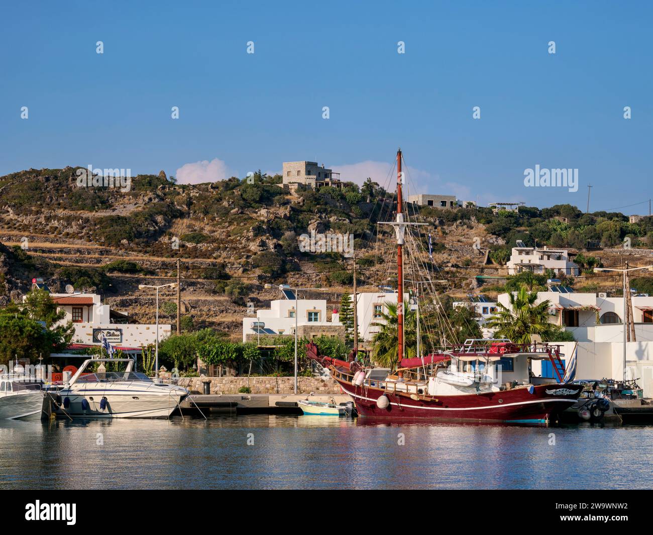 Skala Fishing Port, Patmos Island, Dodecanese, Greece Stock Photo - Alamy
