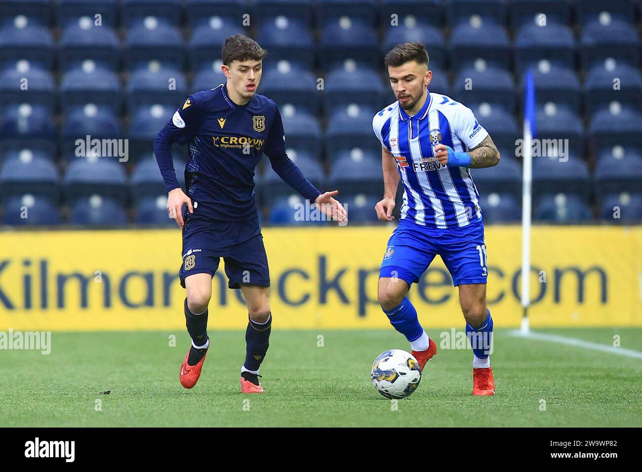 30th December 2023; Rugby Park, Kilmarnock, Scotland: Scottish Premiership Football, Kilmarnock ...
