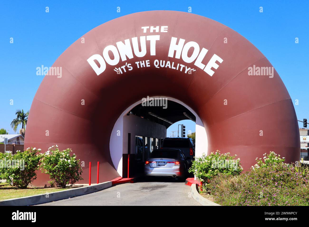 La Puente (Los Angeles), California: THE DONUT HOLE, Two giant Donuts ...